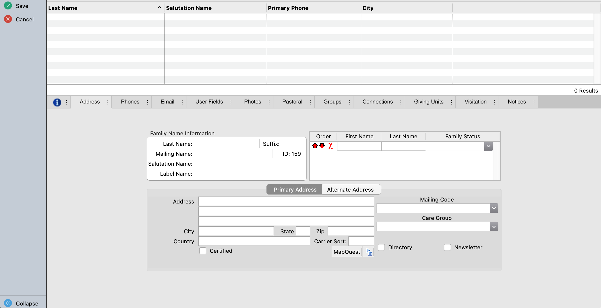 Transfer an individual to a Different Address Record