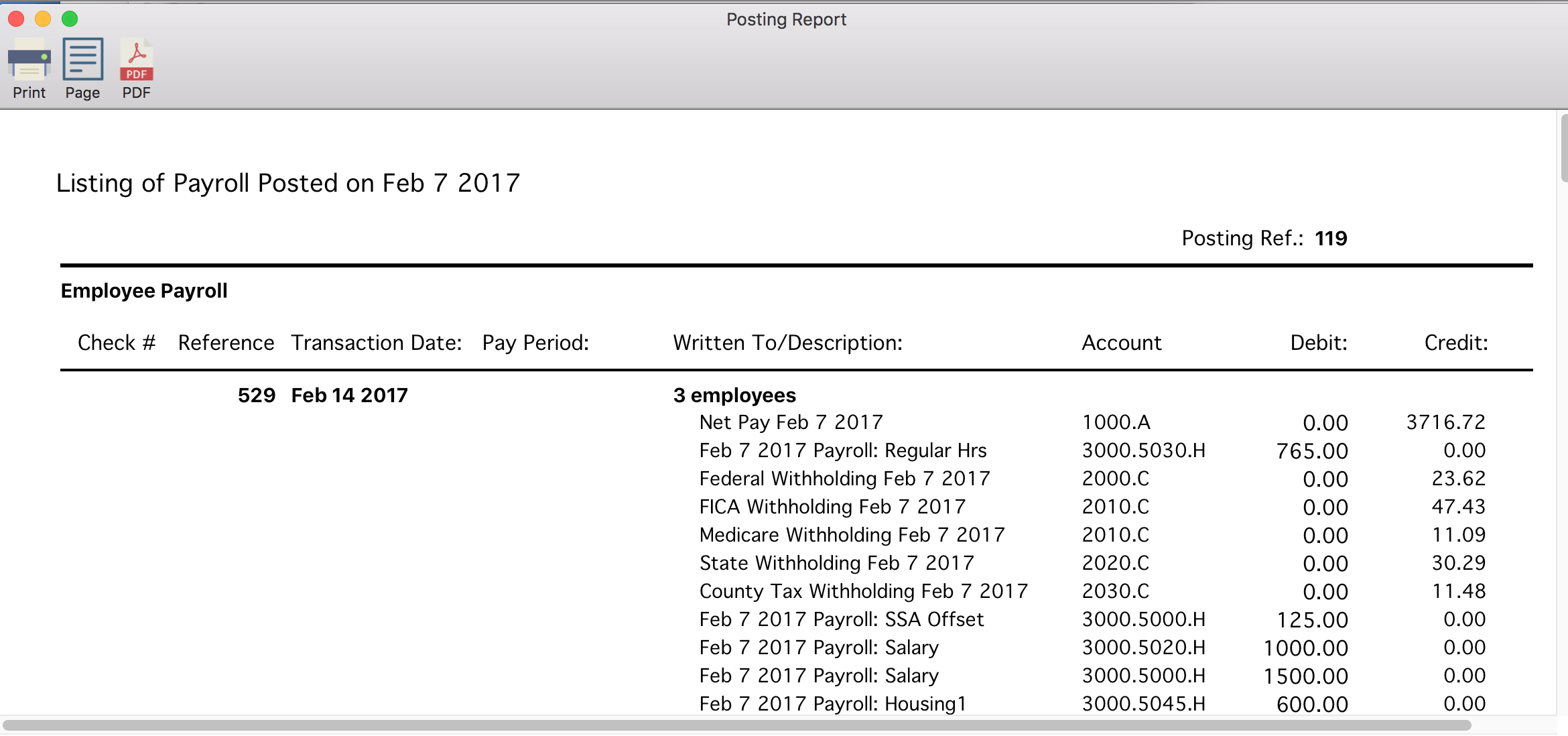 Payroll Direct Deposit in CDM+