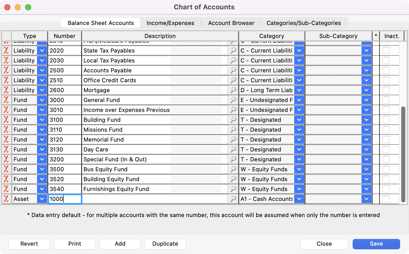 Set Up Your Chart of Accounts