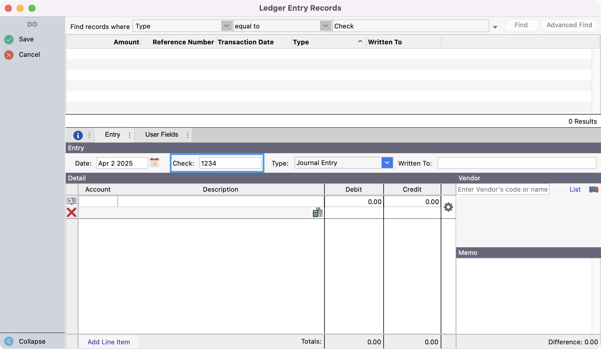 Entering Transactions into the Ledger