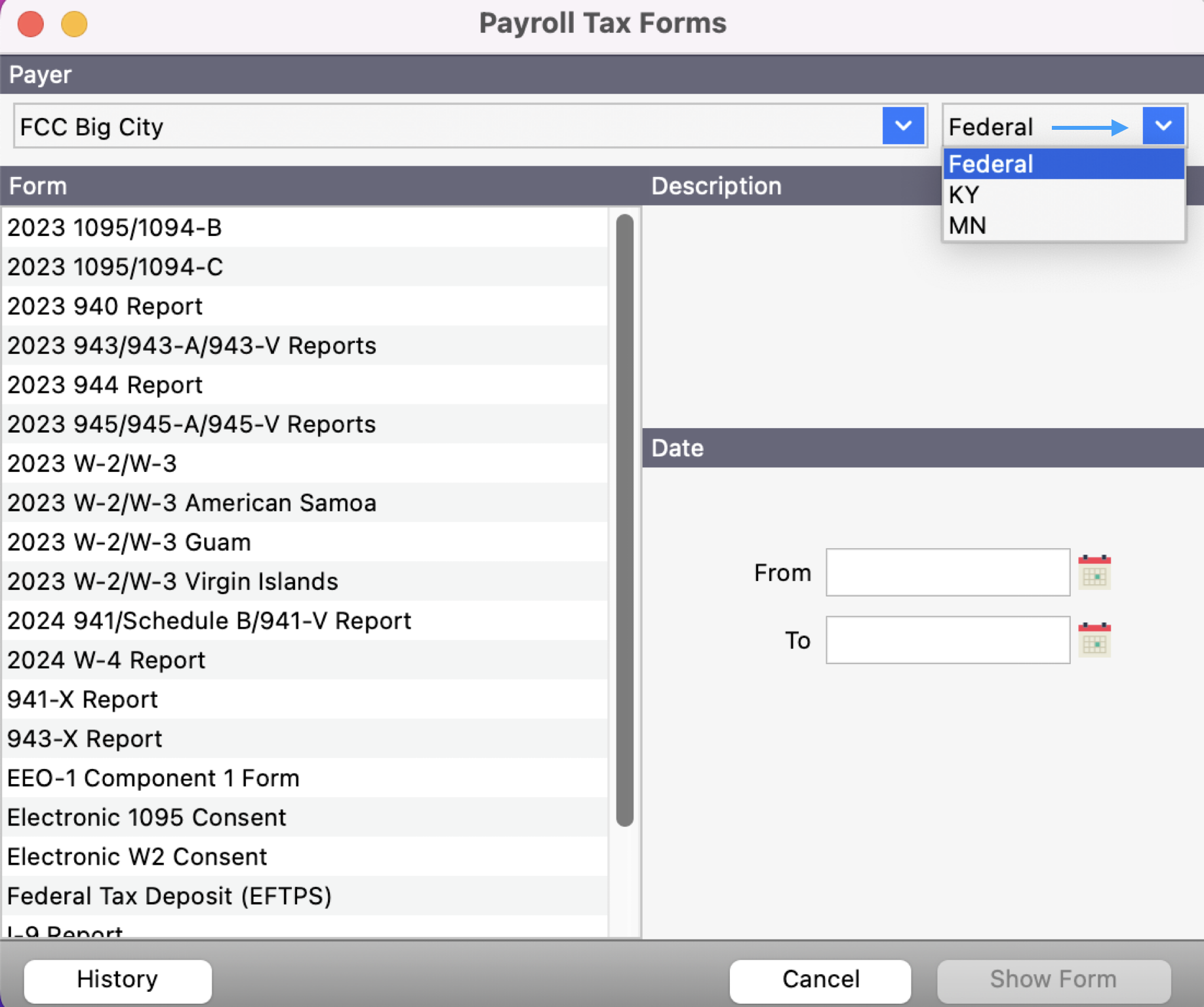 Printing Tax Forms