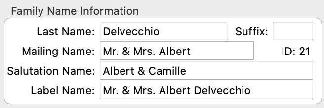 Filling In The Address Window