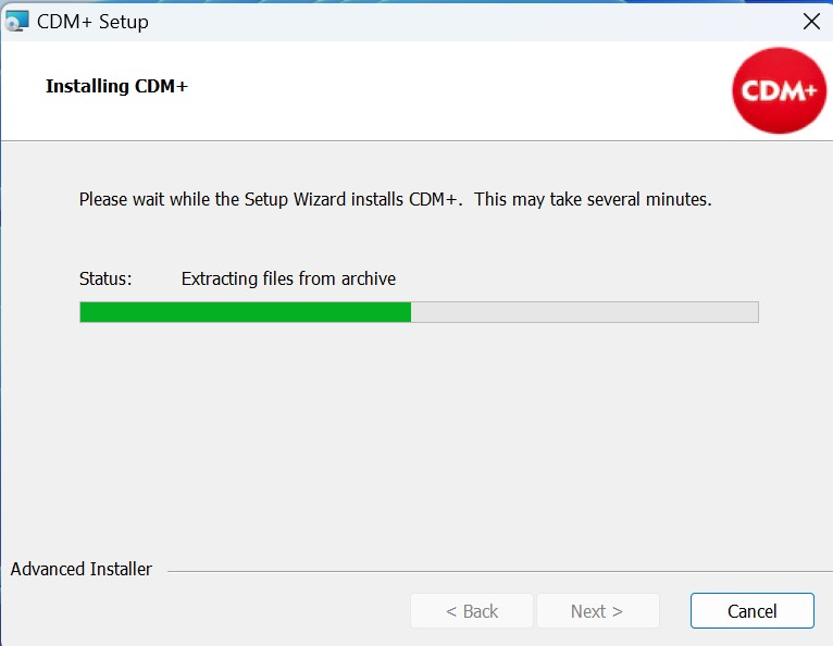 How to install CDM+ on Windows