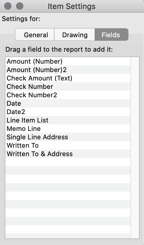 Modifying and Adding Check Formats