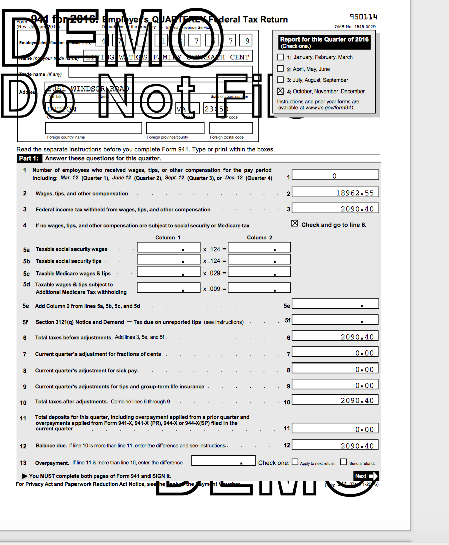Tax Forms print with watermark