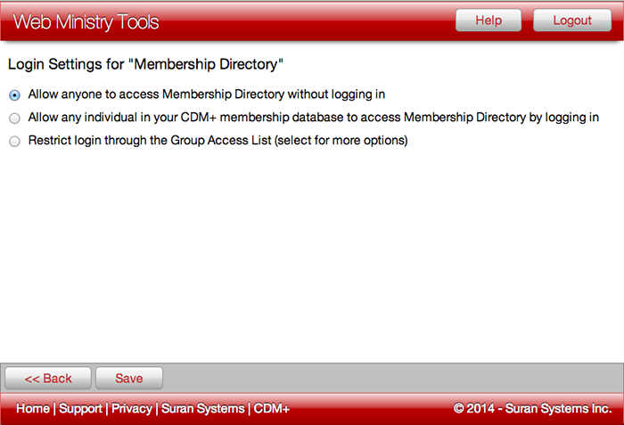 Three Types of Login